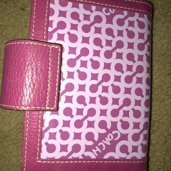 Coach | Bags | Authentic Vintage Coach Wallet In Hot Pink | Poshmark
